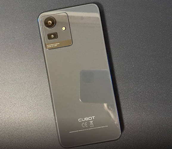 Бюджетный сенсорный мобильный телефон Cubot Note 50 8/256Gb Black ...