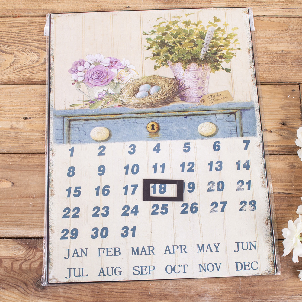 Вічний календар для декору металевий Id 2221541252 ціна 274 ₴ купити на Prom Ua