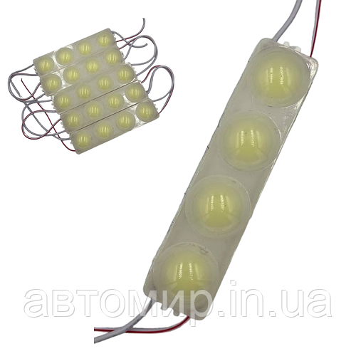 Светодиодные ЛЕД/LED модули автомобильные 12V белого цвета (5 LED COB ...