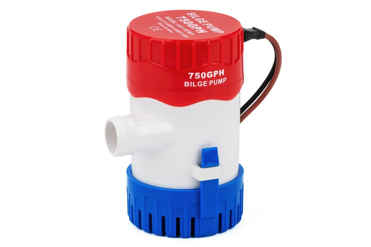Водяной насос 750 GPH (47л/мин) 12V для откачки воды Fuan A01-107501 ...