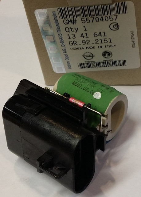 Резистор (сопротивление) электродвигателя (мотора) вентилятора ...