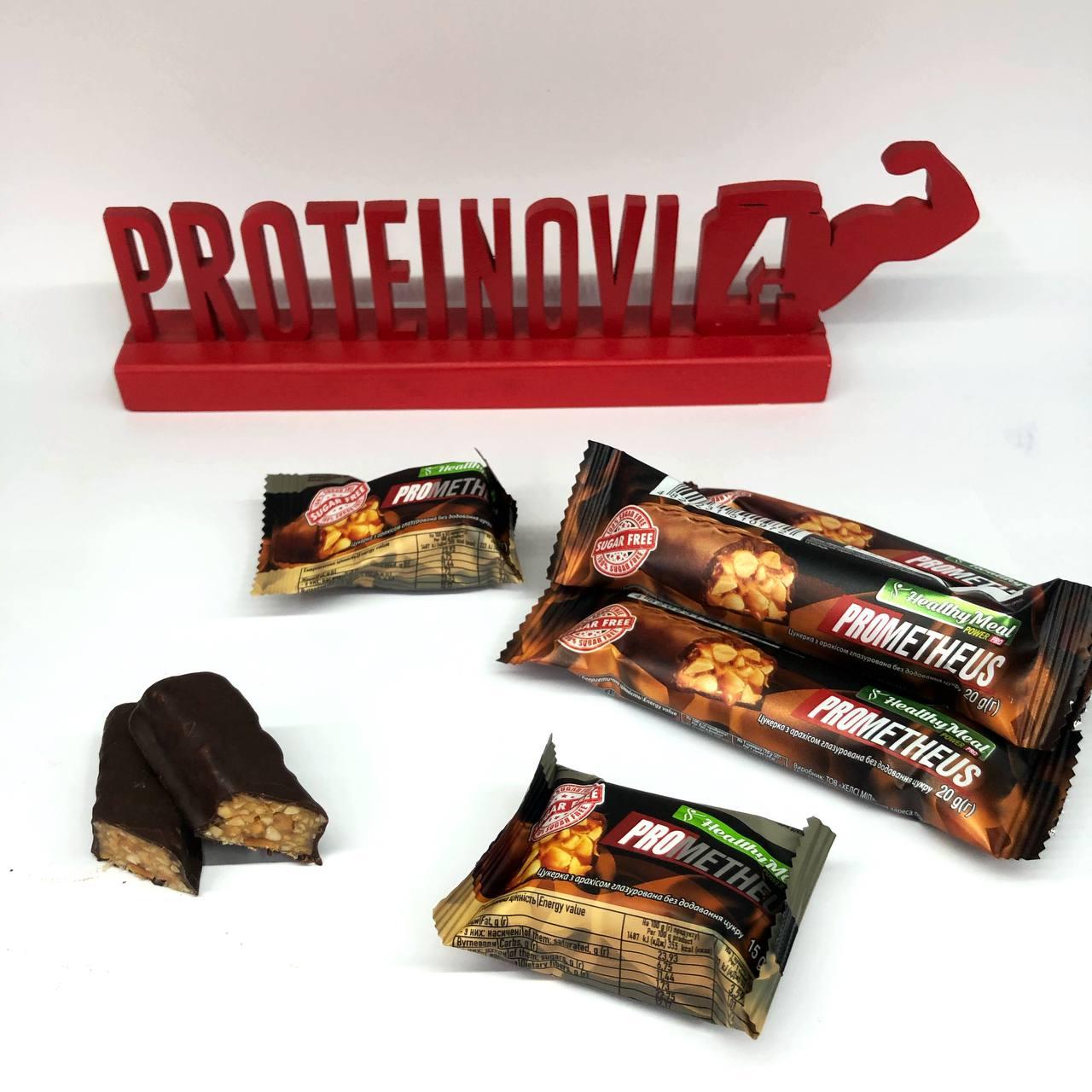 Протеїновий енергетичний батончик без цукру Power Pro Prometheus 20gr ...