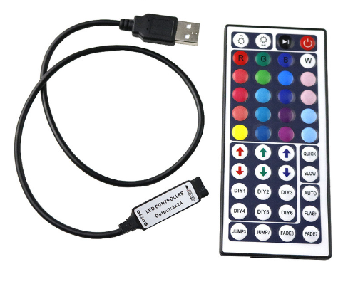 Контроллер USB для RGB лент 5V с пультом 44 кнопки (ID#2225534187 ...