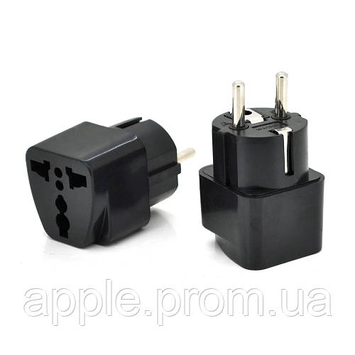 Переходник на евророзетку TEFAL-тройник Black, в упаковке 20 штук, цена ...