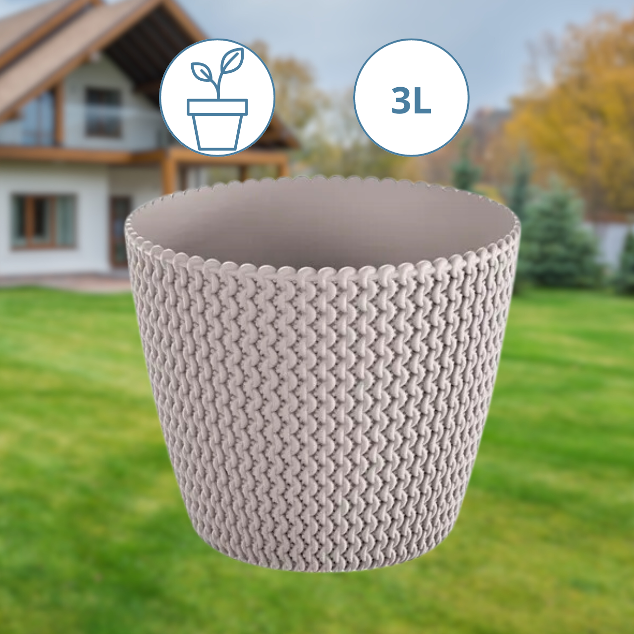 Горщик для рослин Ємності для рослин Prosperplast SPLOFY Горщики колір ...