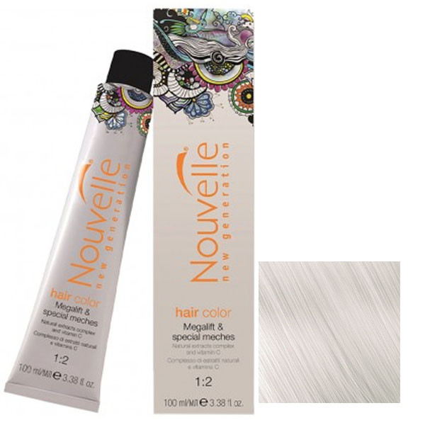 Nouvelle Hair Color Стійка крем-фарба для волосся_901 ультрасвітлий ...