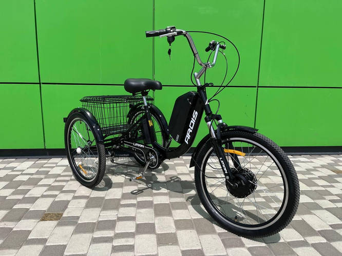 Триколісний електровелосипед 24" Cubic-Bike LIMAN BLACK 500W 10.4 Ah 48 V (ID#1978998735), ціна ...