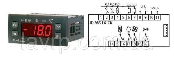 Контроллер температуры Eliwell ID 985 LX (Италия) (ID#415246112), цена ...