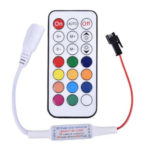 SMART RGB контролер PROLUM RF 21 key 1024px 5-24V S2812B; WS2811; WS2813; 6803; USC1903 (ID ...