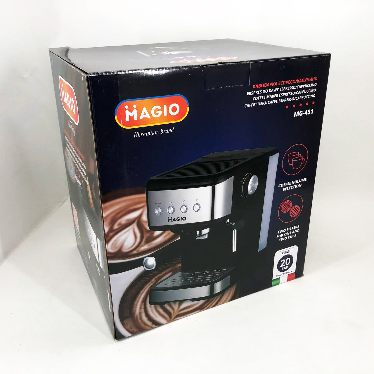 Профессиональная эспрессо MAGIO MG-451, Капельная компактная кофеварка для дома, Кофеварка FD ...