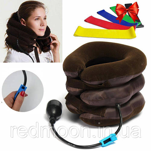 Массажер для шеи Tractors for cervical spine + Подарок Набор фитнес ...