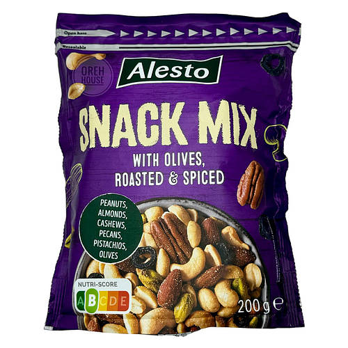 Ореховый микс с оливками и специями Alesto Snack Mix With Olives 200 г (ID#2229503154), цена ...
