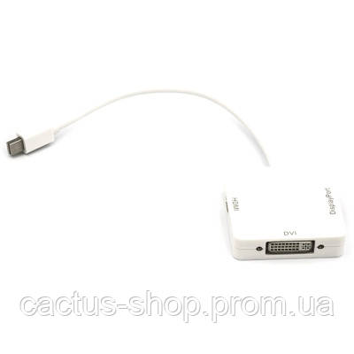 Переходник mini DisplayPort Thunderbolt to DisplayPort, HDMI, DVI 0.2 ...