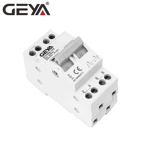 Модульный ручной трехпозиционный переключатель ввода резерва GEYA 220V ...