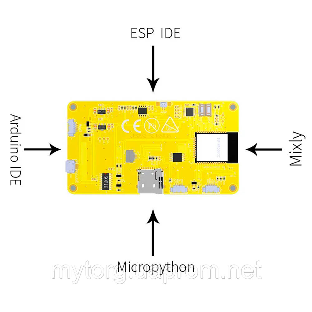 Плата ESP32 Arduino LVGL IOT Wi-Fi и Bluetooth (ID#2230027277), цена ...