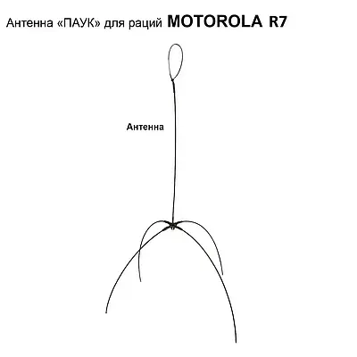 Антена для рації Motorola R7/R7a, VHF хвилі, 47 см, ціна: 800 ₴, купити ...