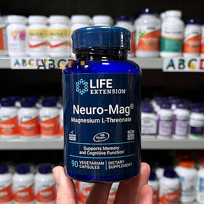 Life Extension, Neuro-Mag, магній L-треонат, (Нейро-Маг), 90 ...
