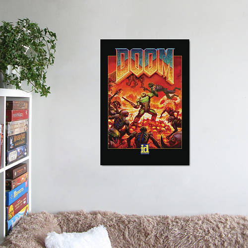 Плакат "Дум, оновлений класичний постер, Doom", 60×43см (ID#757611168 ...