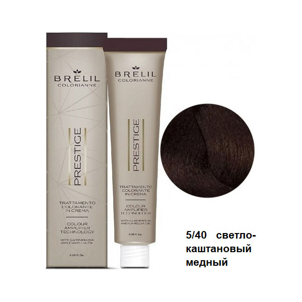 Brelil Colorianne Prestige Стойкая крем-краска для волос 5-40 светло ...