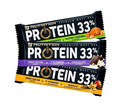 Протеиновые батончики GoOn Nutrition (Protein Bar 33% Cookie Cream ...
