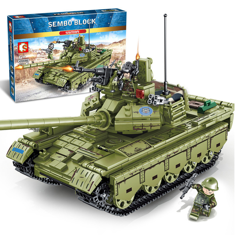 Конструктор Sembo Block T-54A, Type-59 (812 деталей). Lego-сумісний ...