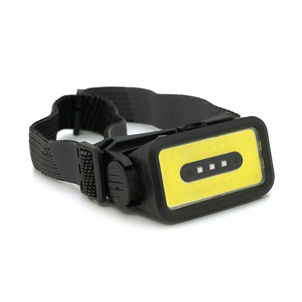 Налобний ліхтарик Voltronic K352,1 Cob, 3 Led red, 5 режими, корпус-пластик, водостійкий, ip44 ...