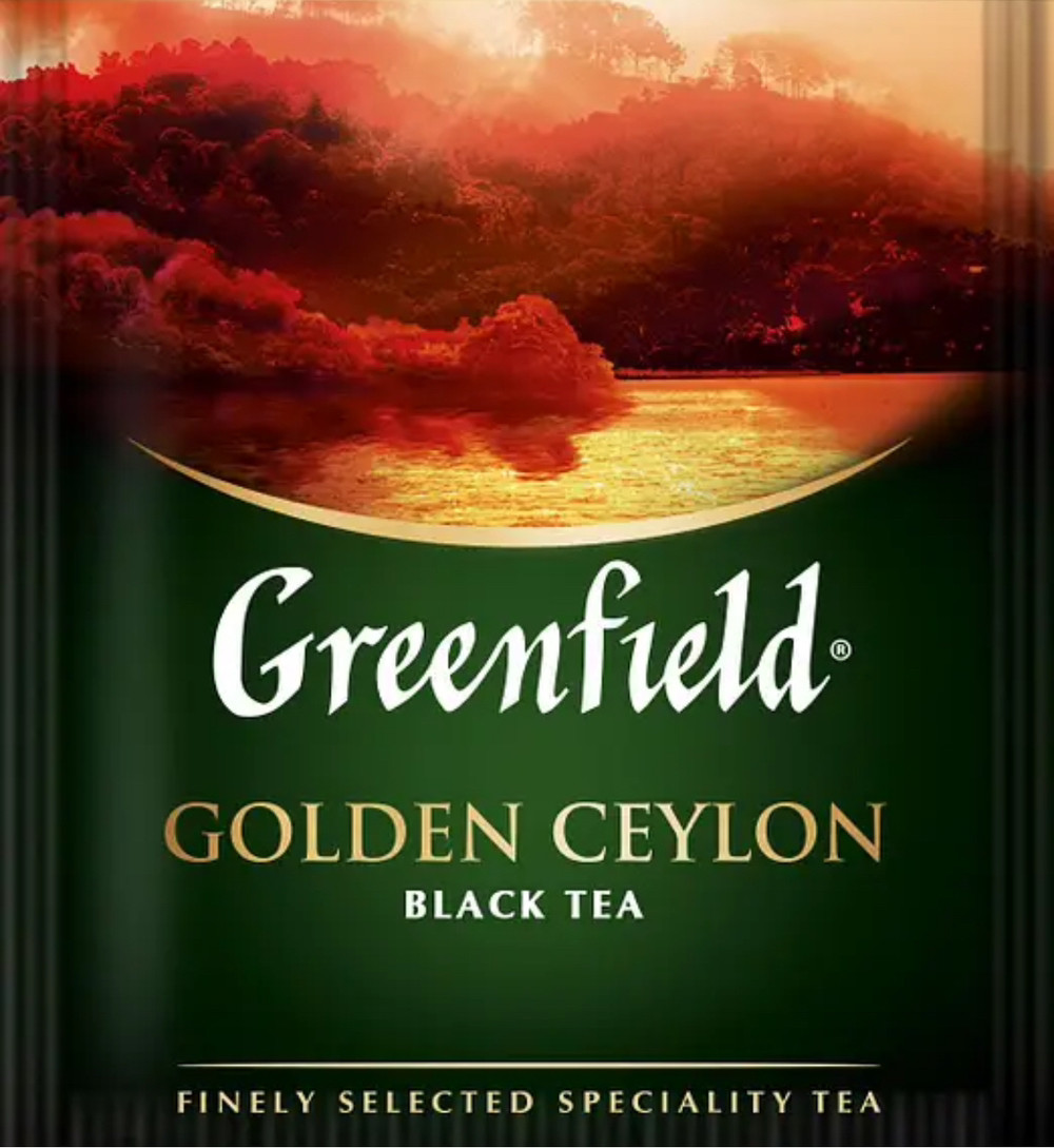 Чай пакетированный Greenfield Golden Ceylon 100пакет (ID#2231250616 ...