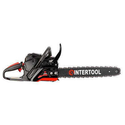 Бензопила цепная INTERTOOL DT-2209, мощность 2.6 кВт., 58 см3, шина 45 см/18", шаг 0,325", мин ...