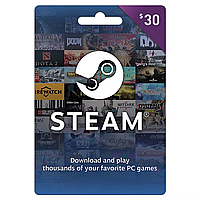 Цифрова картка Steam Gift Card на суму $10 (US-Регіон) (ID#2231503322 ...