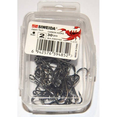 Гачки двійники Siweida, 30шт/уп, № 2 (Гачки двійники) (ID#2212440210), ціна: 124.47 ₴, купити на ...