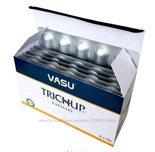Тричуп Trichup Vasu 60 капсул Витамины для питания и роста волос ...