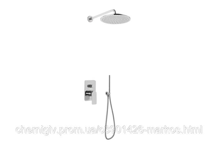 Душевая система KOHLMAN WEXPO 30 CHROME + BOX скрытого монтажа (ID ...