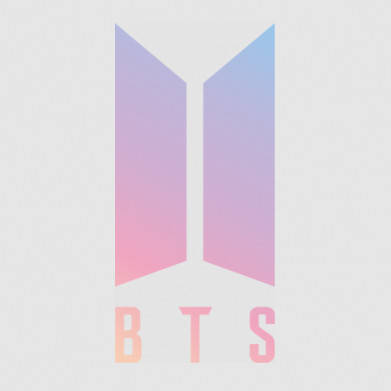 Стікер BTS gradient logo, ціна: 100 ₴, купити на Prom.ua