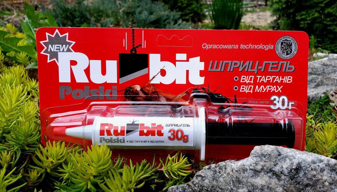 Шприц-гель "Rubit Polski" 30 грамів Засіб для боротьби з комахами ...