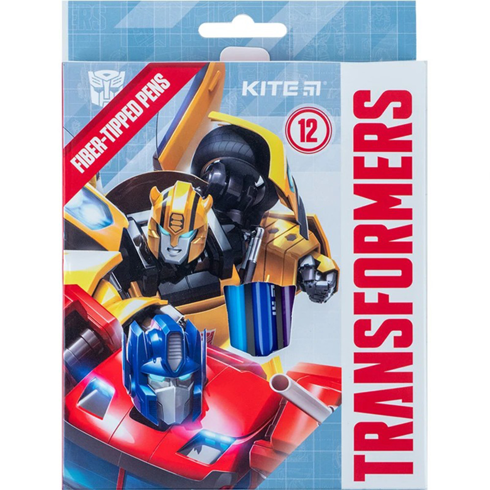 Фломастери Kite Transformers 12 кольорів TF24-447, ціна: 70 ₴, купити ...