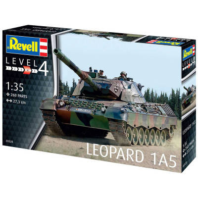 Сборная модель Revell Танк Leopard 1A5 уровень 4, 1:35 RVL-03320 EWQ ...