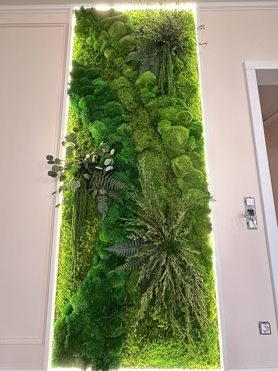 Картина Стабилизированный Мох+растения 90х90х5 (ID#2467078739), цена ...