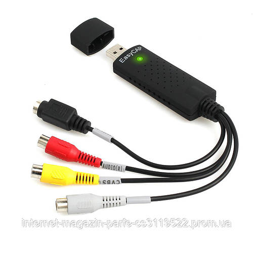 EasyCAP карта захоплення та оцифрування відео, Usb 2.0, чип MS2106 (ID ...