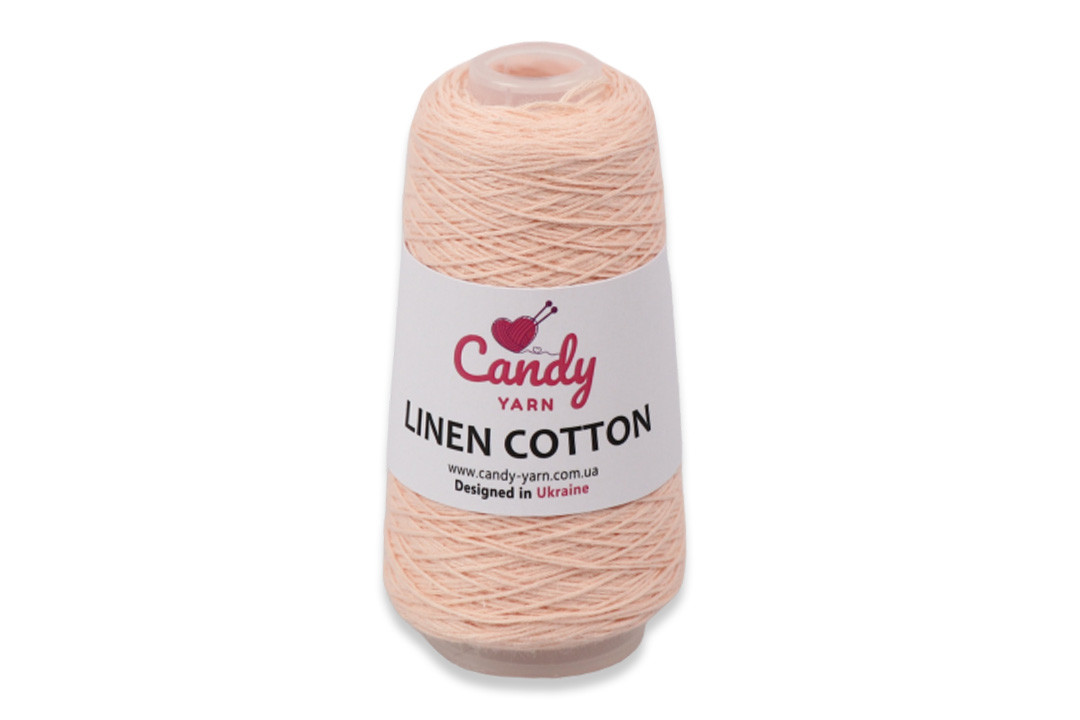 Candy-Yarn Linen Cotton, Пудра №7 - купить интернет-магазин товаров для рукоделия Украина. Опт и ...