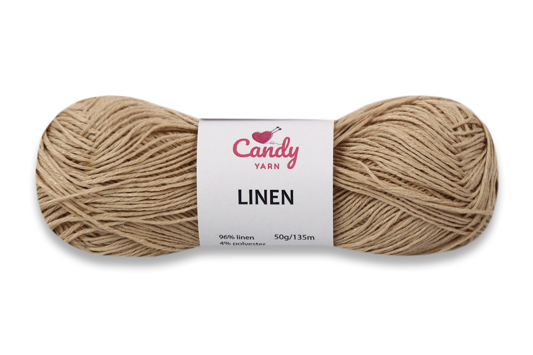Candy-Yarn Linen, Карамель No02 - купити інтернет-магазин товарів для рукоділля Україна. Опт та ...