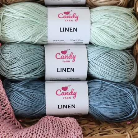 Candy-Yarn Linen купити в Україні Дешево! Інтернет-магазин пряжі для в'язання