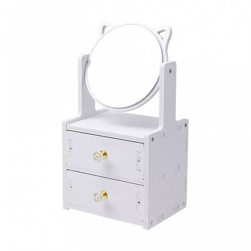 Настольный комод для косметики и украшений с зеркалом 18х14х27 см YTR ...