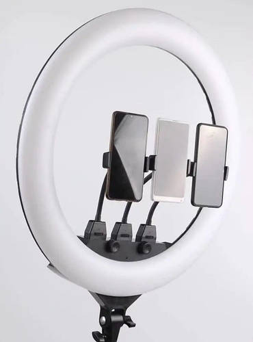 Светодиодная кольцевая лампа для фотографий 55 см Ring Light студийный ...