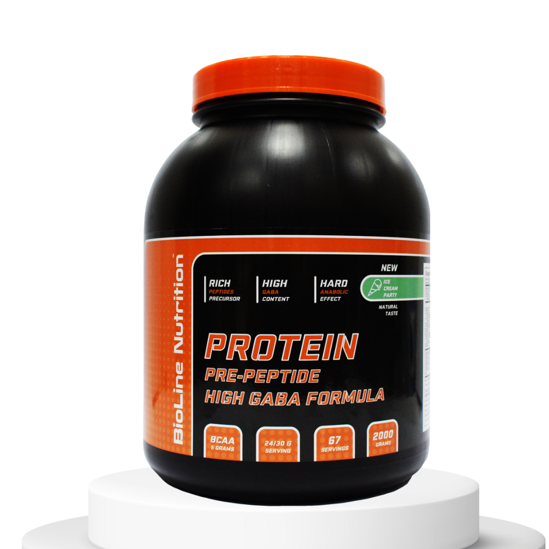 Protein TM Bioline = 80% білка (2 кг/банка) Протеїн для швидкого росту ...