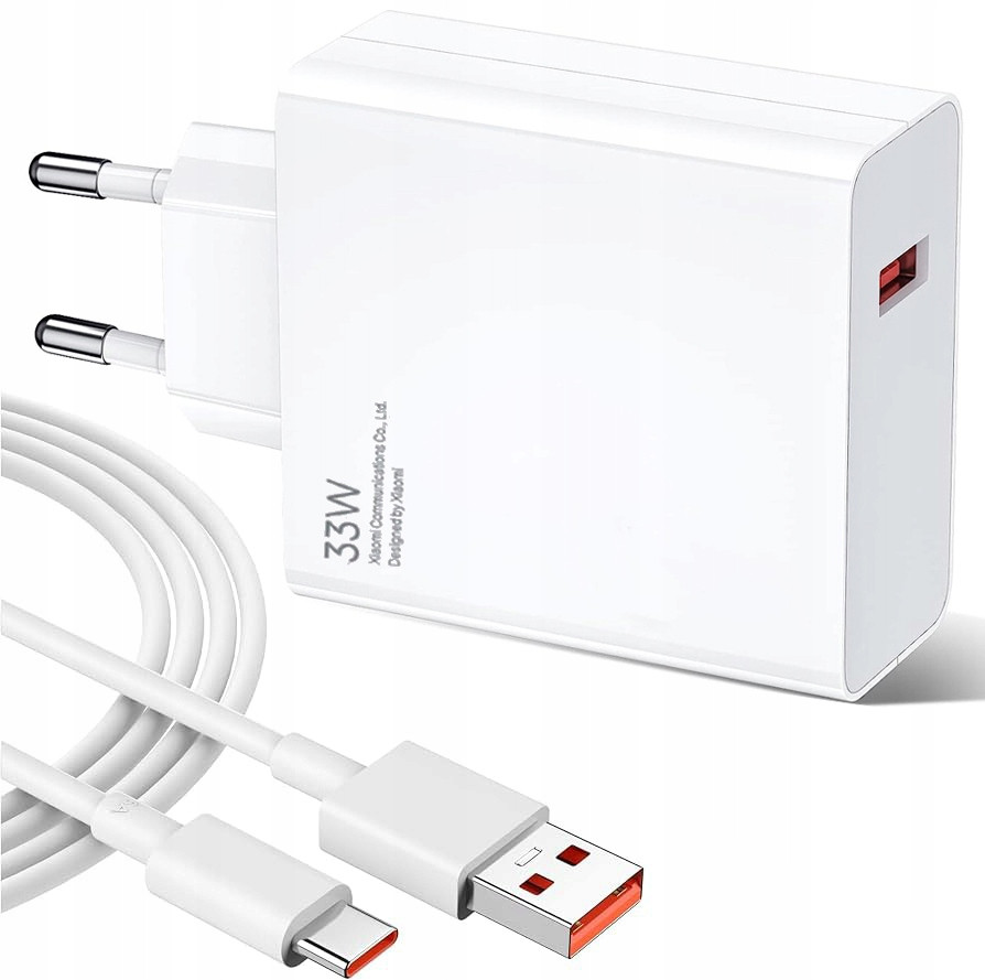 Зарядный комплект Xiaomi Redmi 33W MAX Fast Charger Adapter Type C MDY ...