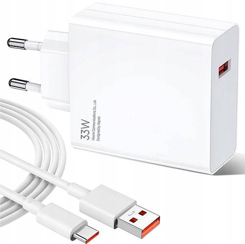 Зарядный комплект Xiaomi Redmi 33W MAX Fast Charger Adapter Type C MDY ...