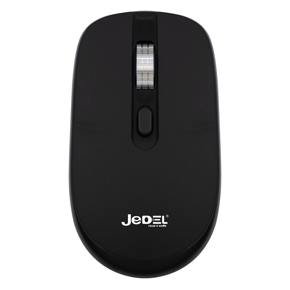 Миша бездротова JEDEL WD100, 1200-1600DPI, Black, 2.4GHZ+Bluetooth 5.0 ...