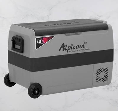 Компресорний автохолодильник Alpicool T50 LG двокамерний 50 літрів -20 ...