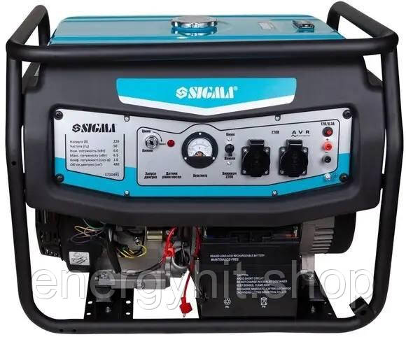 Бензиновый генератор SIGMA 3.0кВт, бензогенератор для дома с медной ...