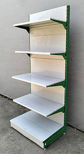 Стеллажи пристенные металлические для магазина БУ -купить в Киеве ...